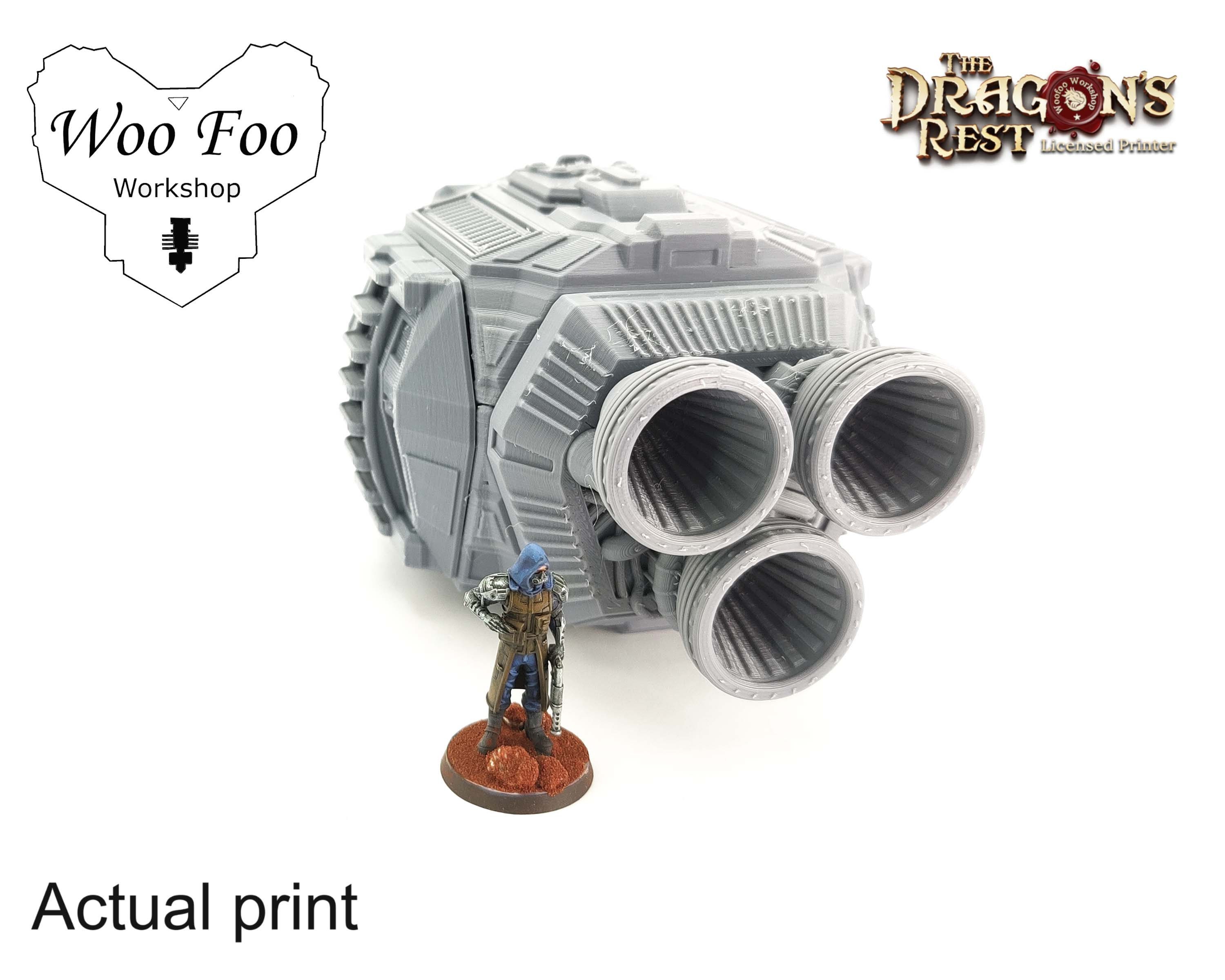 Sci Fi Escape Pod Scatter Terrain, 28mm Wargaming - Dragons Rest - Etsy UK