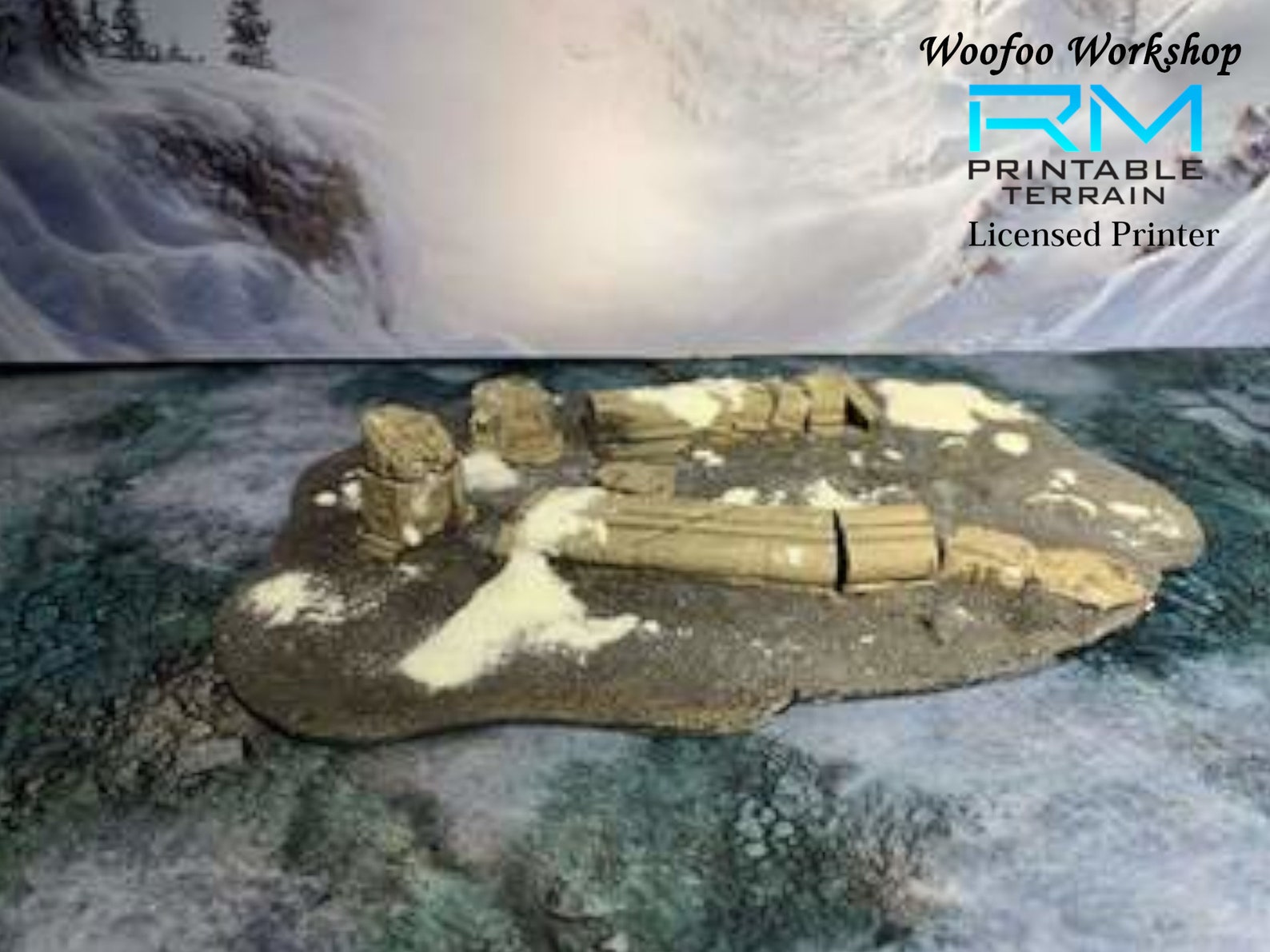 Scatter Ruins 3D Printed 28mm Fantasy Scatter Terrain Rmstudio | Etsy