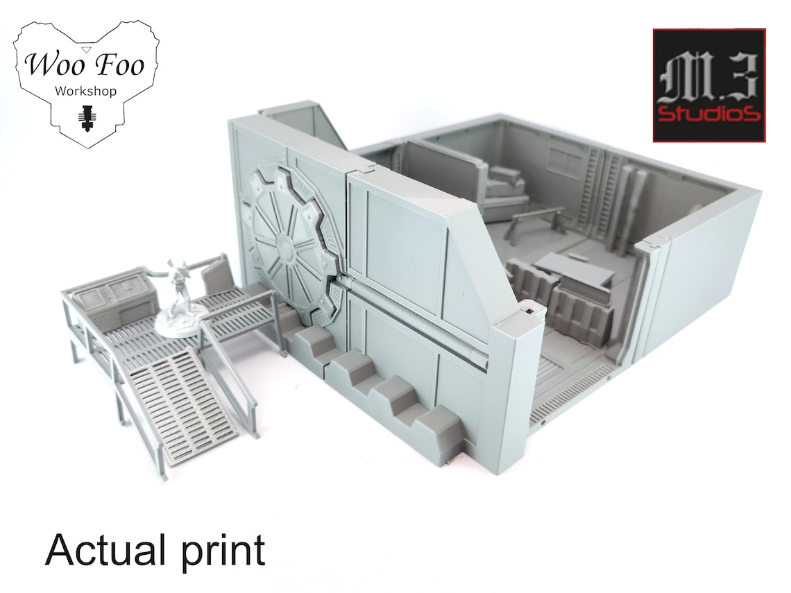 Fallout Vault Entrance 3D Printed Gaming Terrain - M3 Studios - Etsy UK