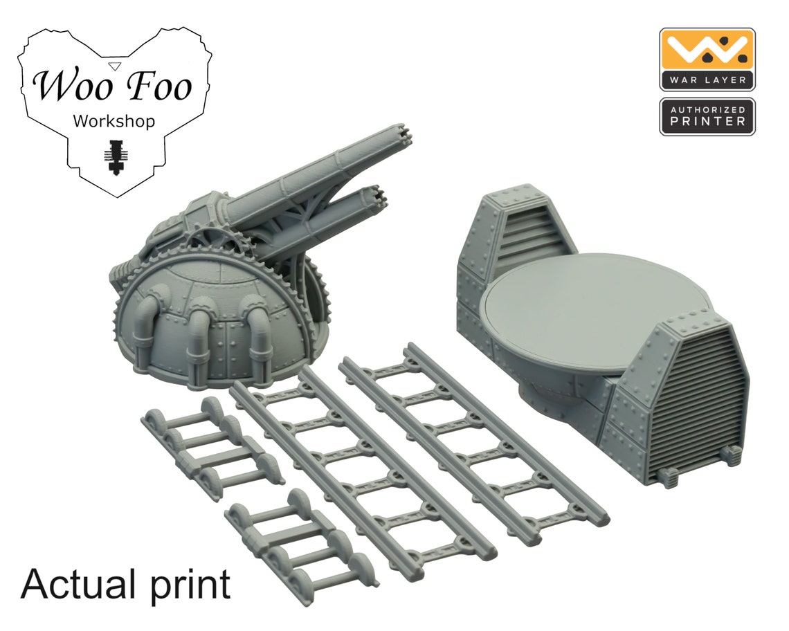 Sci Fi gothic train set 3D printed gaming terrain necromunda | Etsy