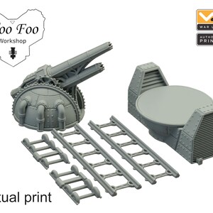 Sci Fi Gothic Train Set 3D Printed Gaming Terrain - Warlayer - Etsy