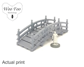 Samurai Bridge 28mm 3D Printed Terrain Test of Honour Asian | Etsy