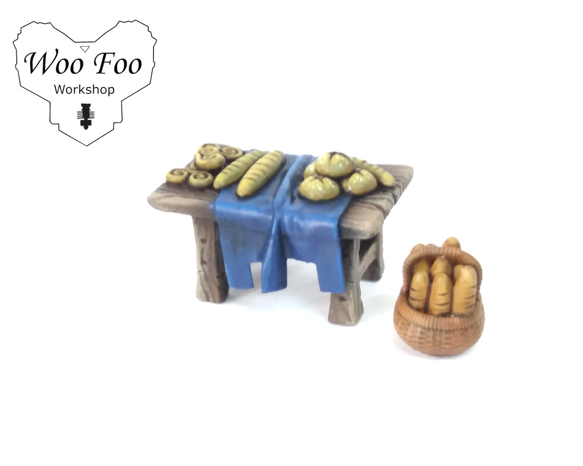 Fantasy Props Bakery Props Resin 3D Printed Gaming Terrain STL | Etsy