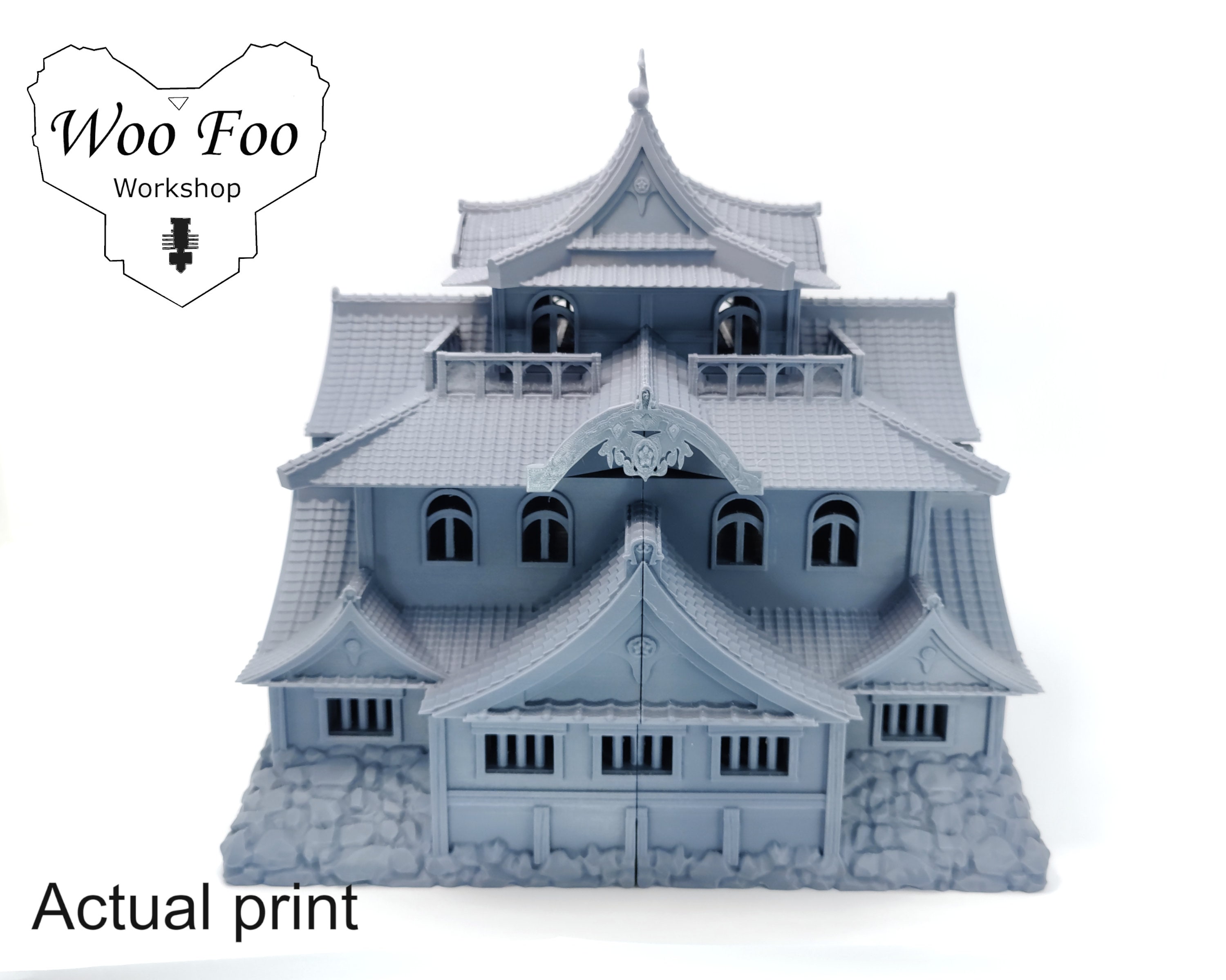 Samurai Japanese Castle 28mm 3D Printed Terrain Test of Honour - Etsy UK