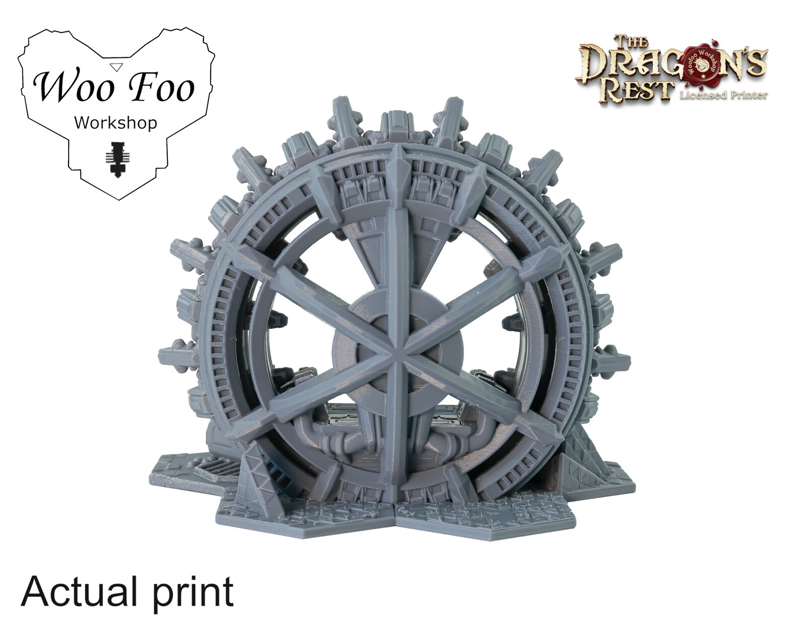 Sci Fi Warp Gate Token Size Closed Version 3D Printed Scatter - Etsy