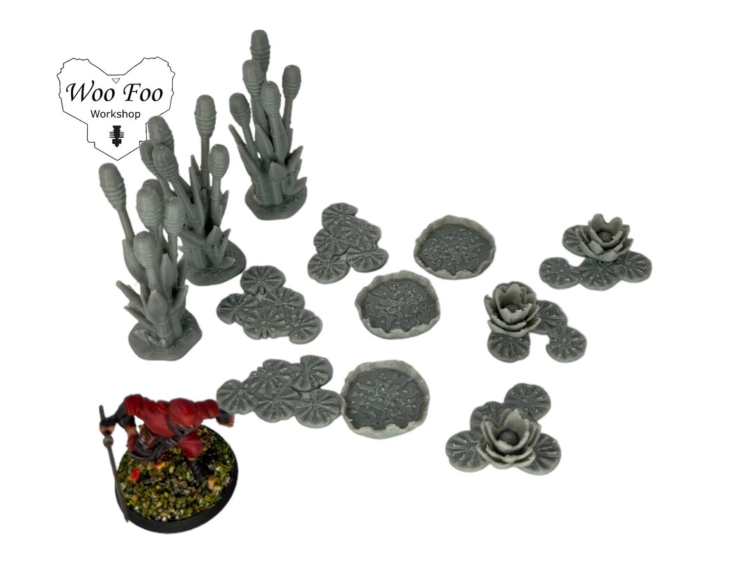 Pond Props 3D Printed Japanese Samurai Terrain 32mm - Nippon Saga - Etsy