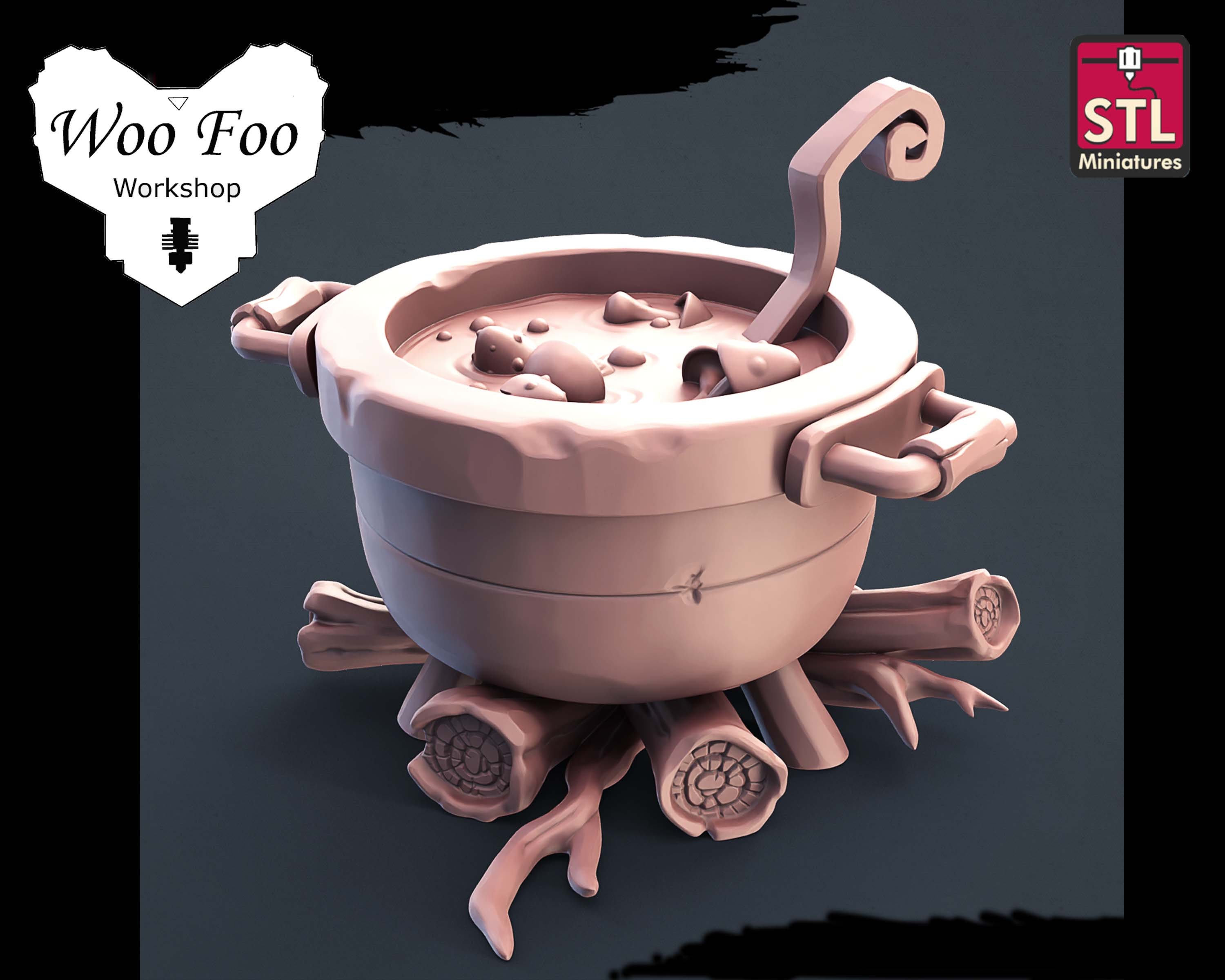 Druid Set 32mm 3D Resin Printed Fantasy Gaming Terrain STL - Etsy