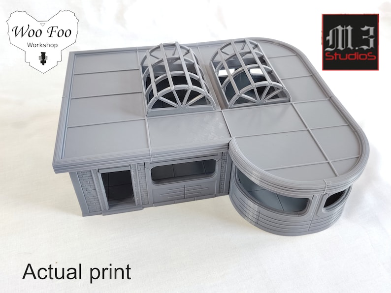 3D Printed Diner Gaming Scatter Terrain Fallout M3 Studios - Etsy