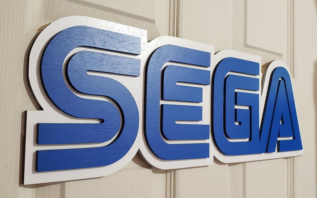 Large Laser Cut Sega Gaming Sign for Arcade Room Gameroom or 1up - Etsy