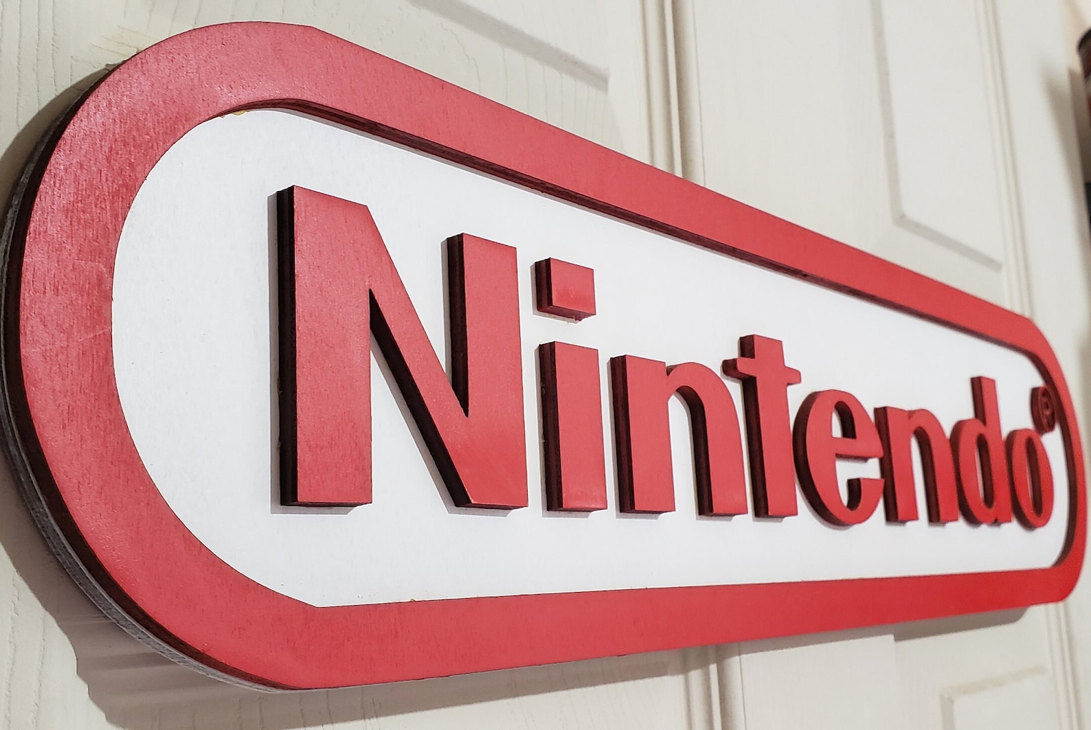 Large Nintendo Logo Sign for Gameroom, Arcade Room or Mancave - Etsy