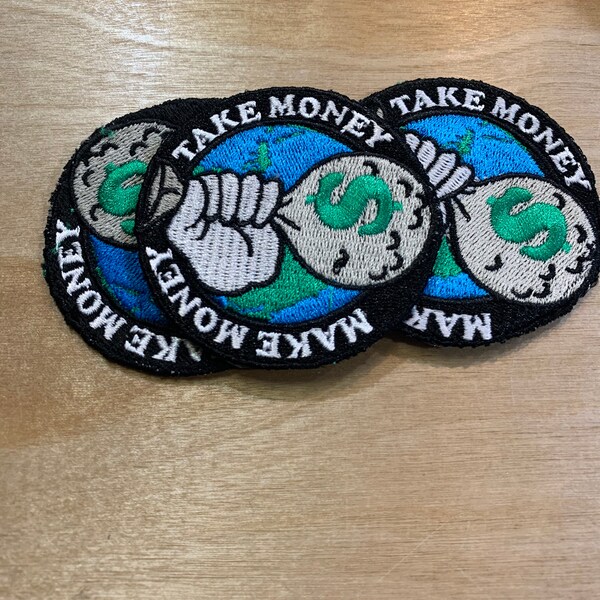 Money Bag Patch - Etsy