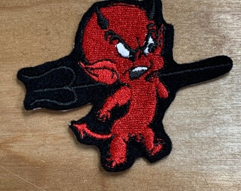 Hot Stuff the Little Devil Embroidery - Etsy