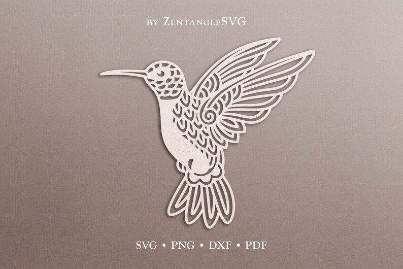 Hummingbird Svg. Digital SVG PNG DXF for Laser Cut Paper Cut - Etsy
