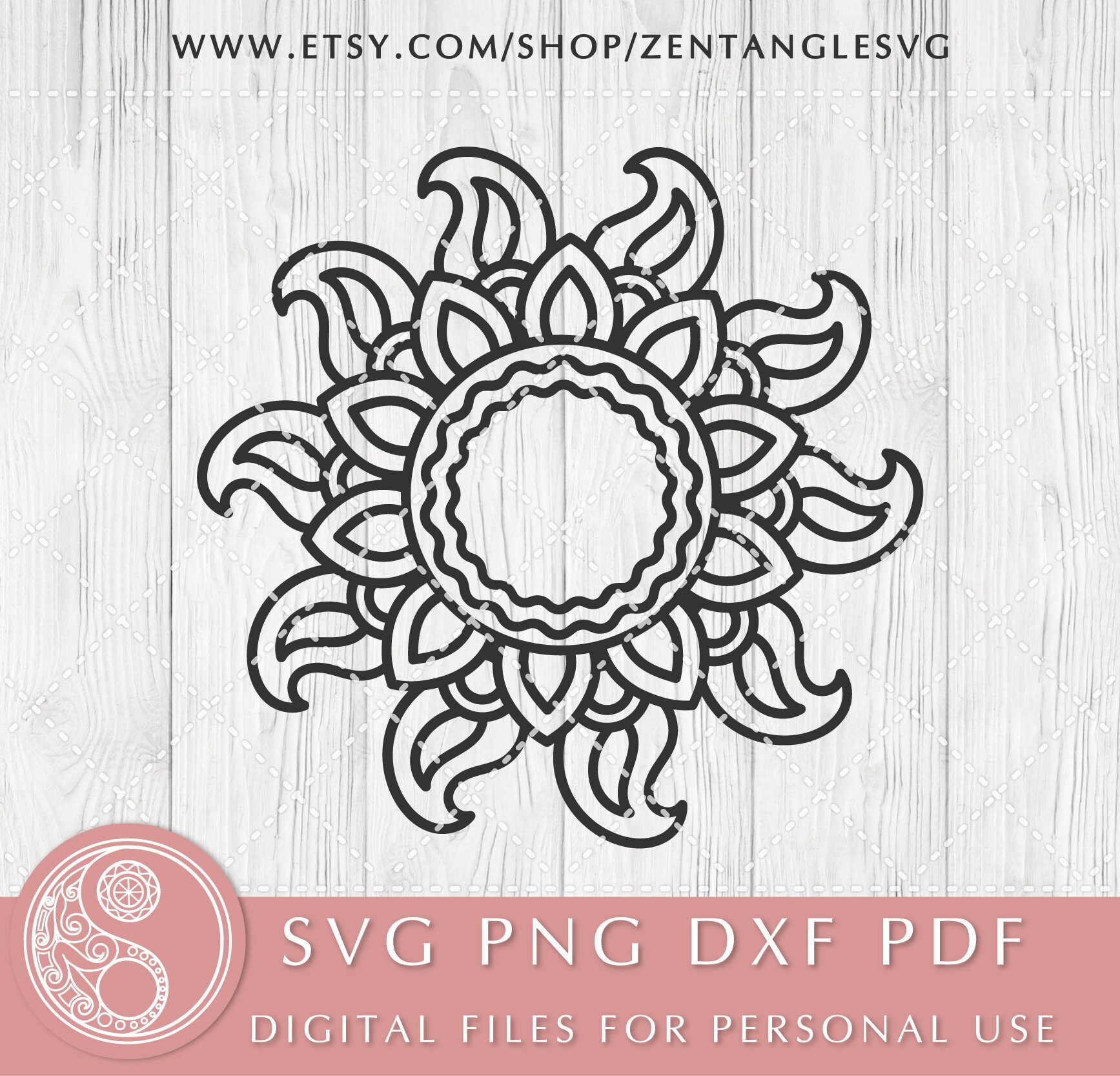 Mandala Sun Svg. Sunny Svg. Summer Sun Svg. Cricut and | Etsy