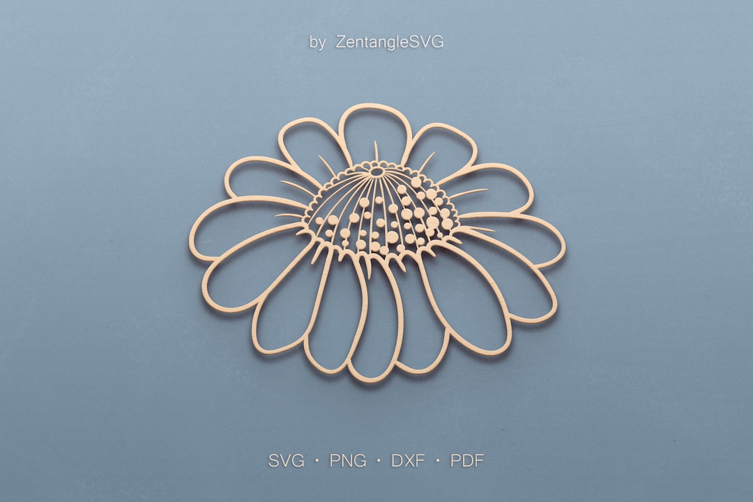 Daisy Svg. Digital SVG PNG DXF for Laser Cut, Paper Cut, Cricut ...
