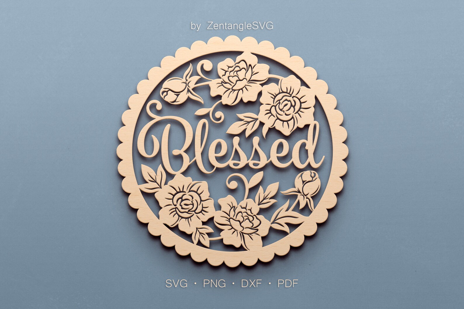 Blessed Svg. Digital SVG PNG DXF for Laser Cut, Paper Cut, Cricut ...
