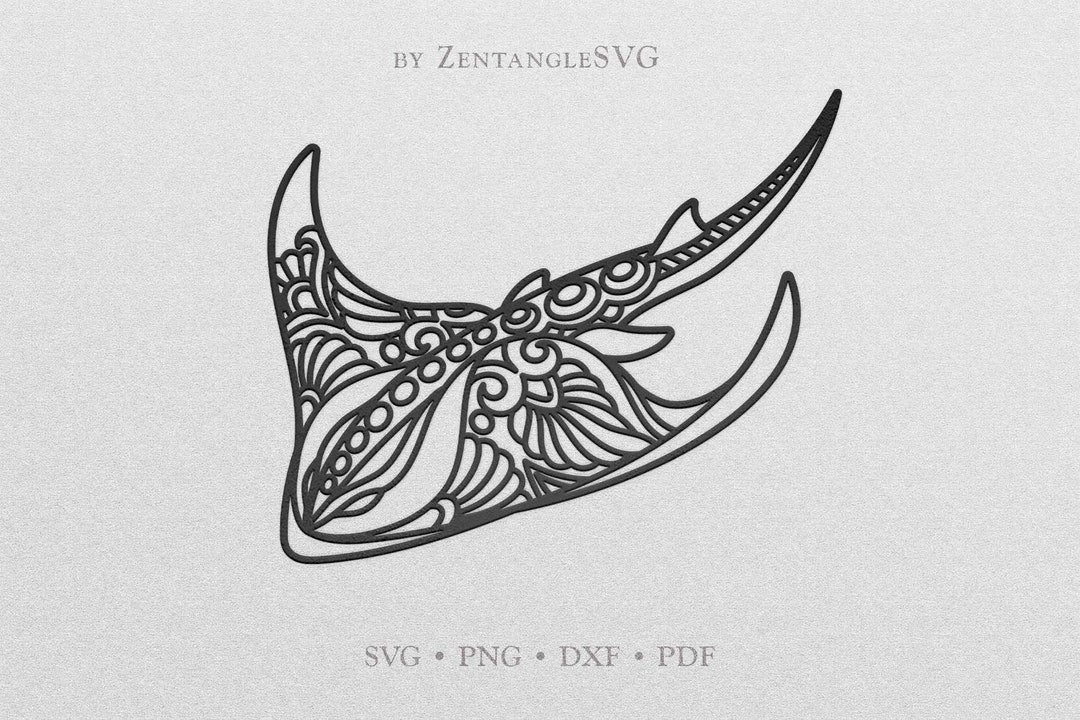Stingray Svg. Manta Ray Svg. Sting Ray Svg. Cricut, Silhouette Cut File ...