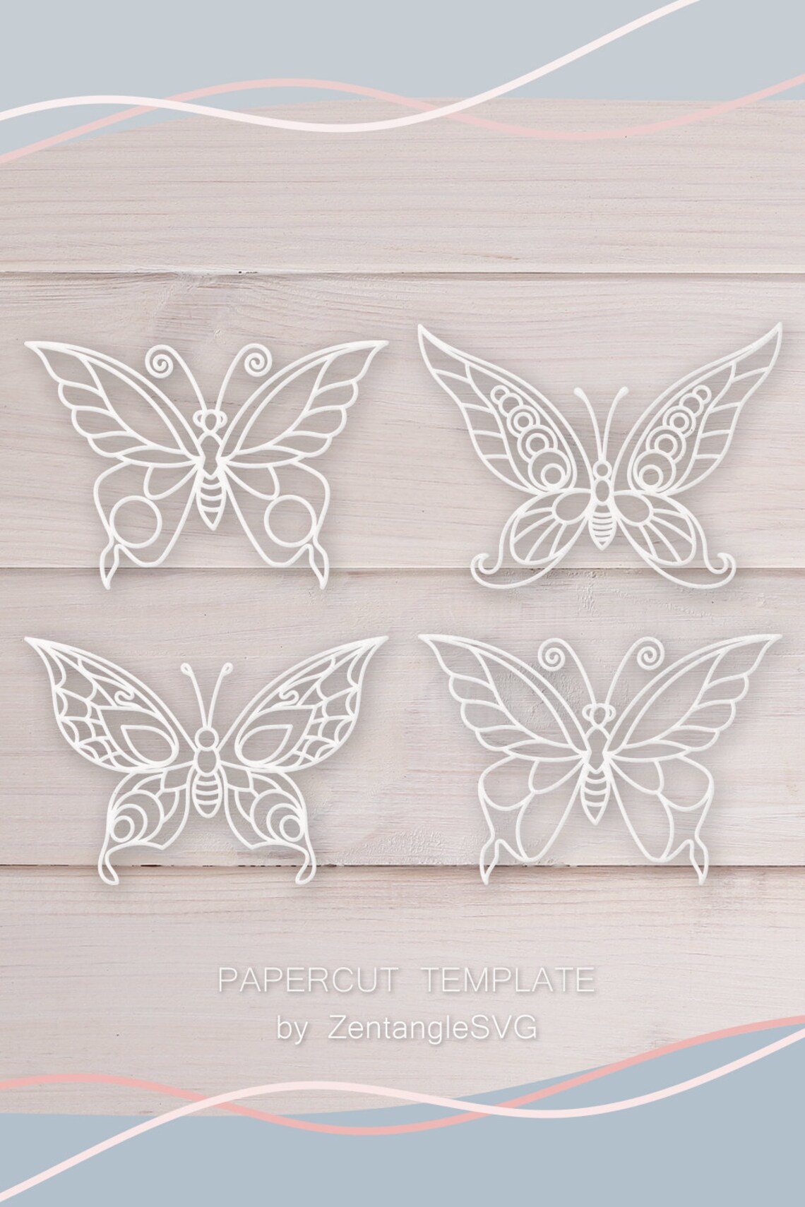 Butterfly Svg. Digital SVG PNG DXF for Laser Cut, Paper Cut, Cricut ...