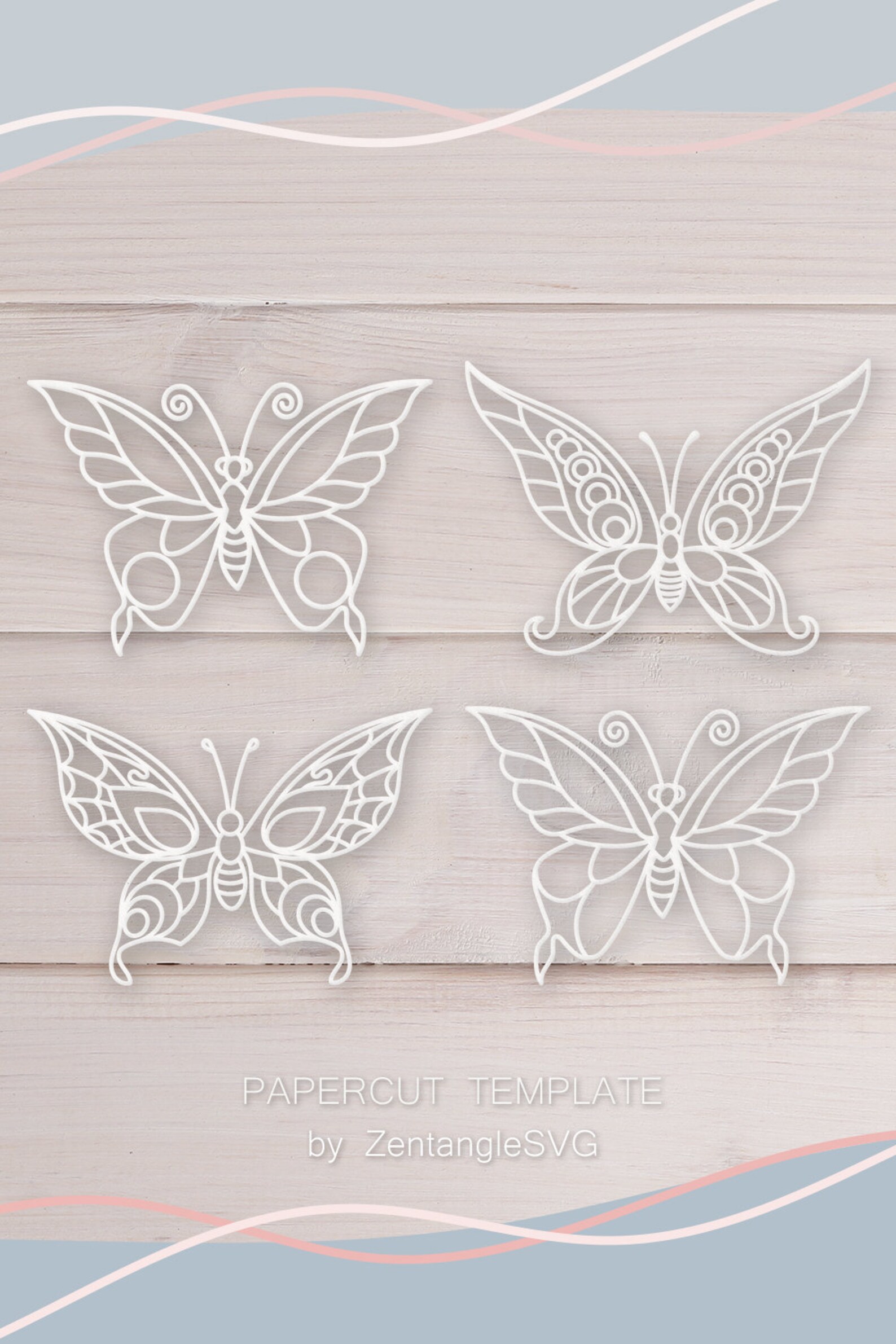 Butterfly Svg. Digital SVG PNG DXF for Laser Cut, Paper Cut, Cricut ...