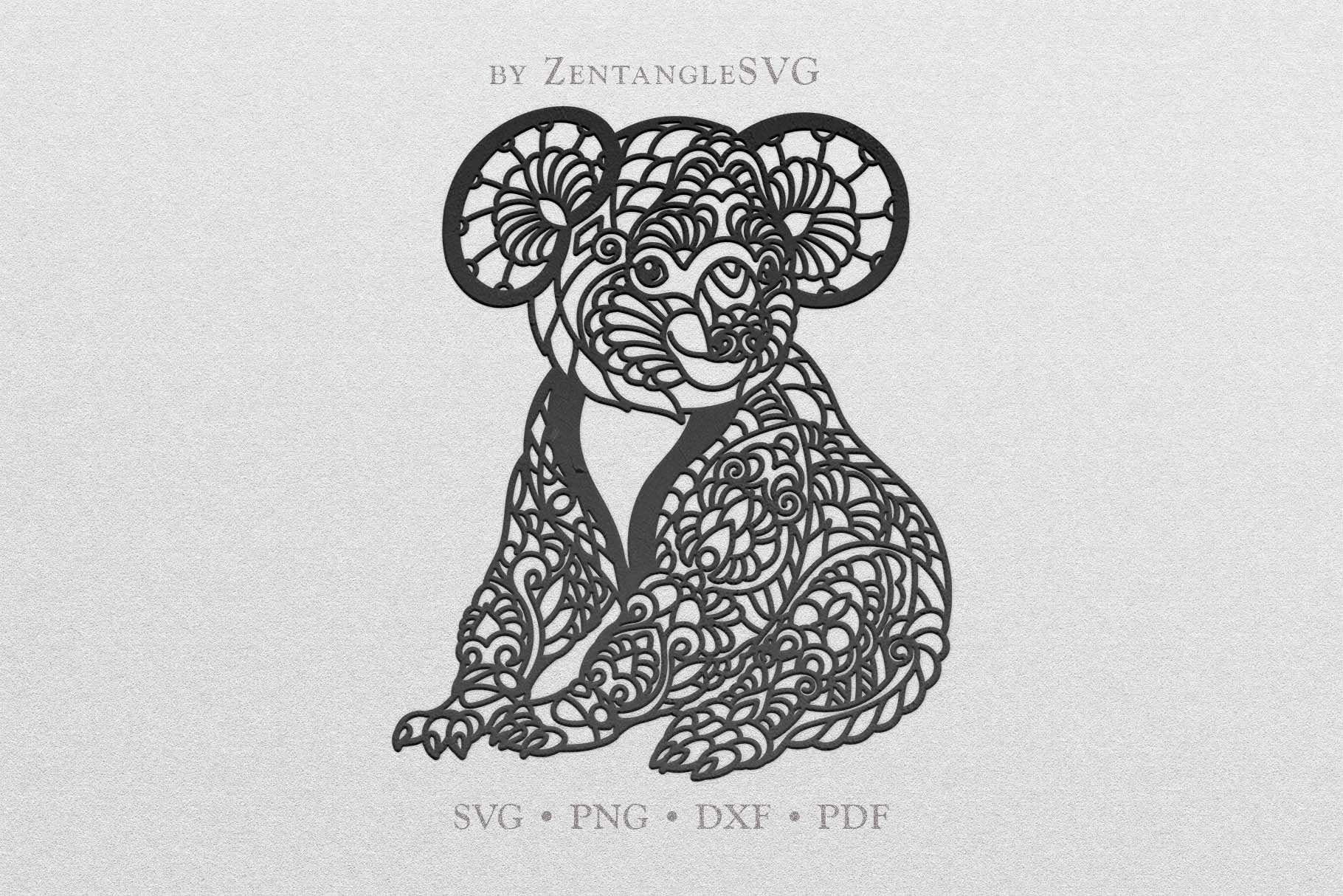 Koala Svg. Mandala Koala Svg. Koala Bear Svg. Cricut - Etsy Australia