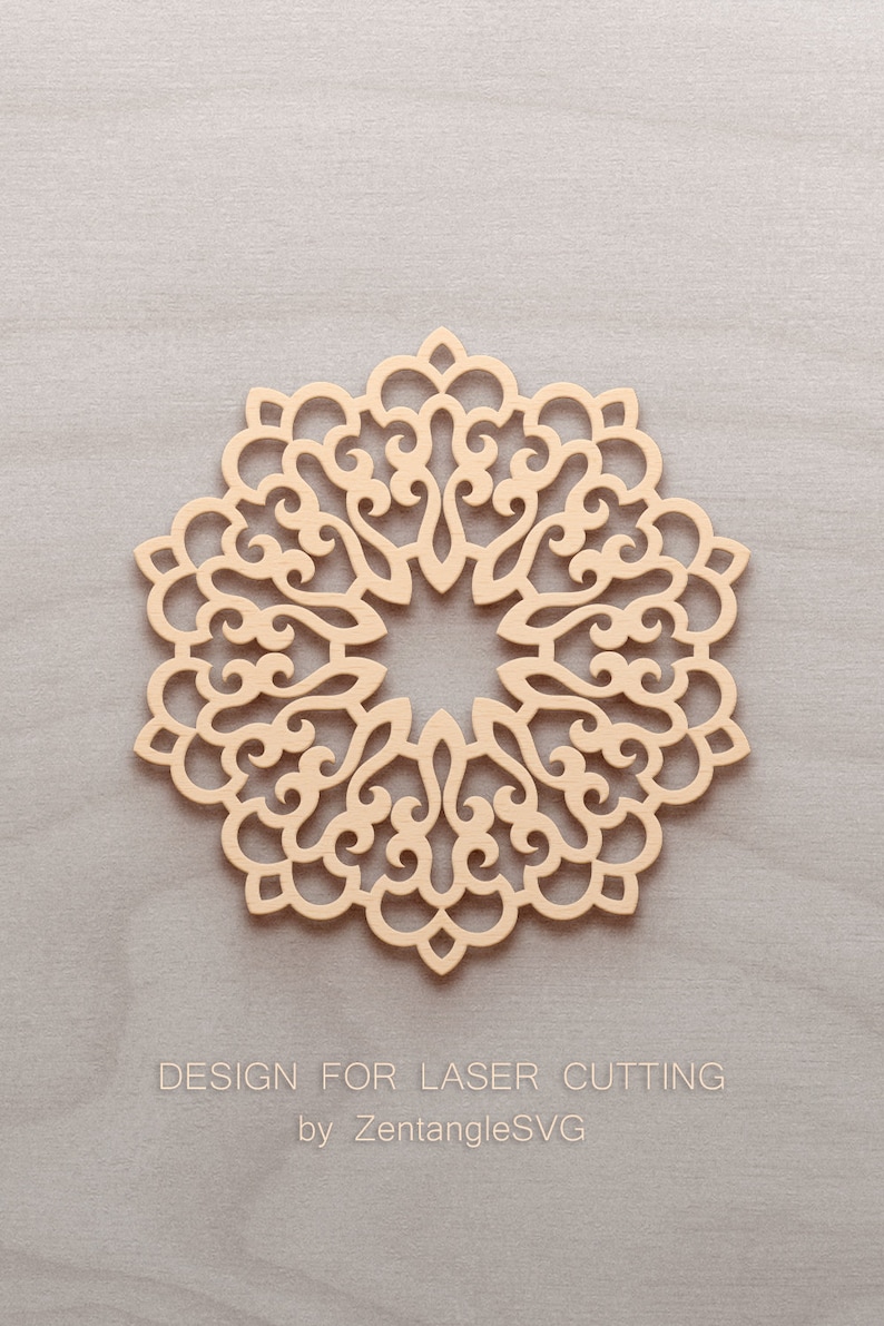 Mandala Svg. Digital SVG PNG DXF for Laser Cut, Paper Cut, Cricut ...