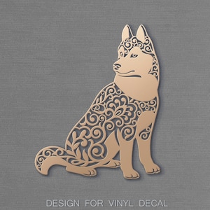 Husky Dog Svg. Digital SVG PNG DXF for Laser Cut, Paper Cut, Cricut ...
