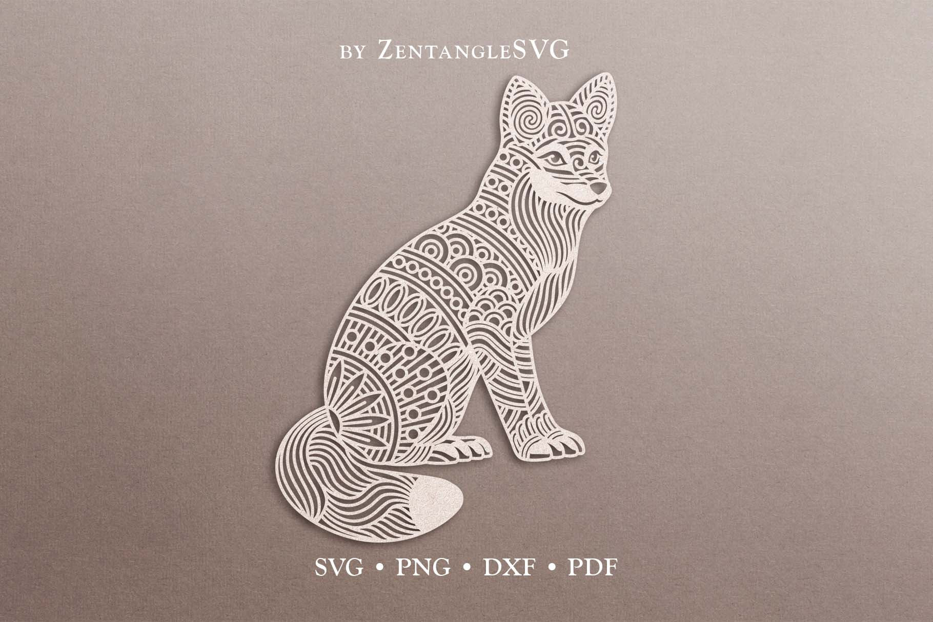 Fox Svg. Digital SVG PNG DXF for Laser Cut, Paper Cut, Cricut ...