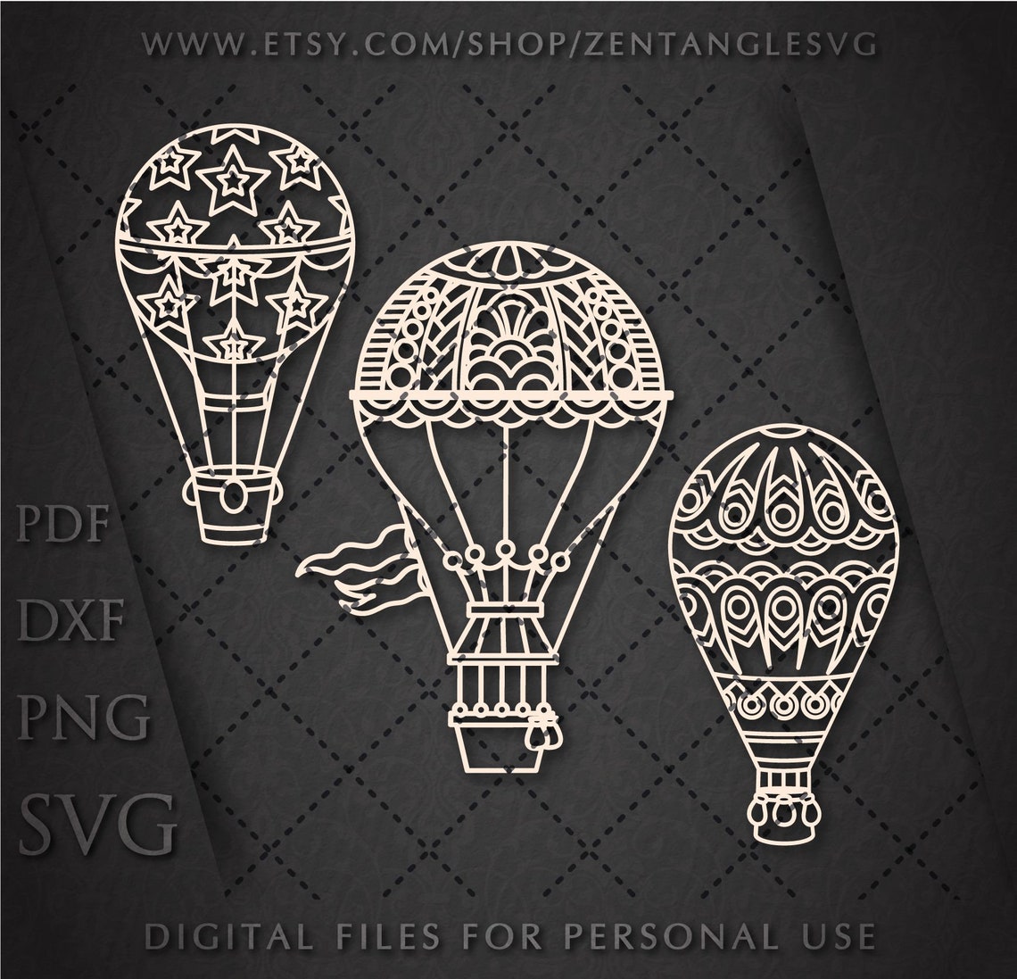 Hot air balloon Svg. Air balloon Svg. SVG bundle for Cricut | Etsy