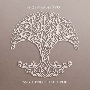 Tree of Life Svg. Digital SVG PNG DXF for Laser Cut, Paper Cut, Cricut ...