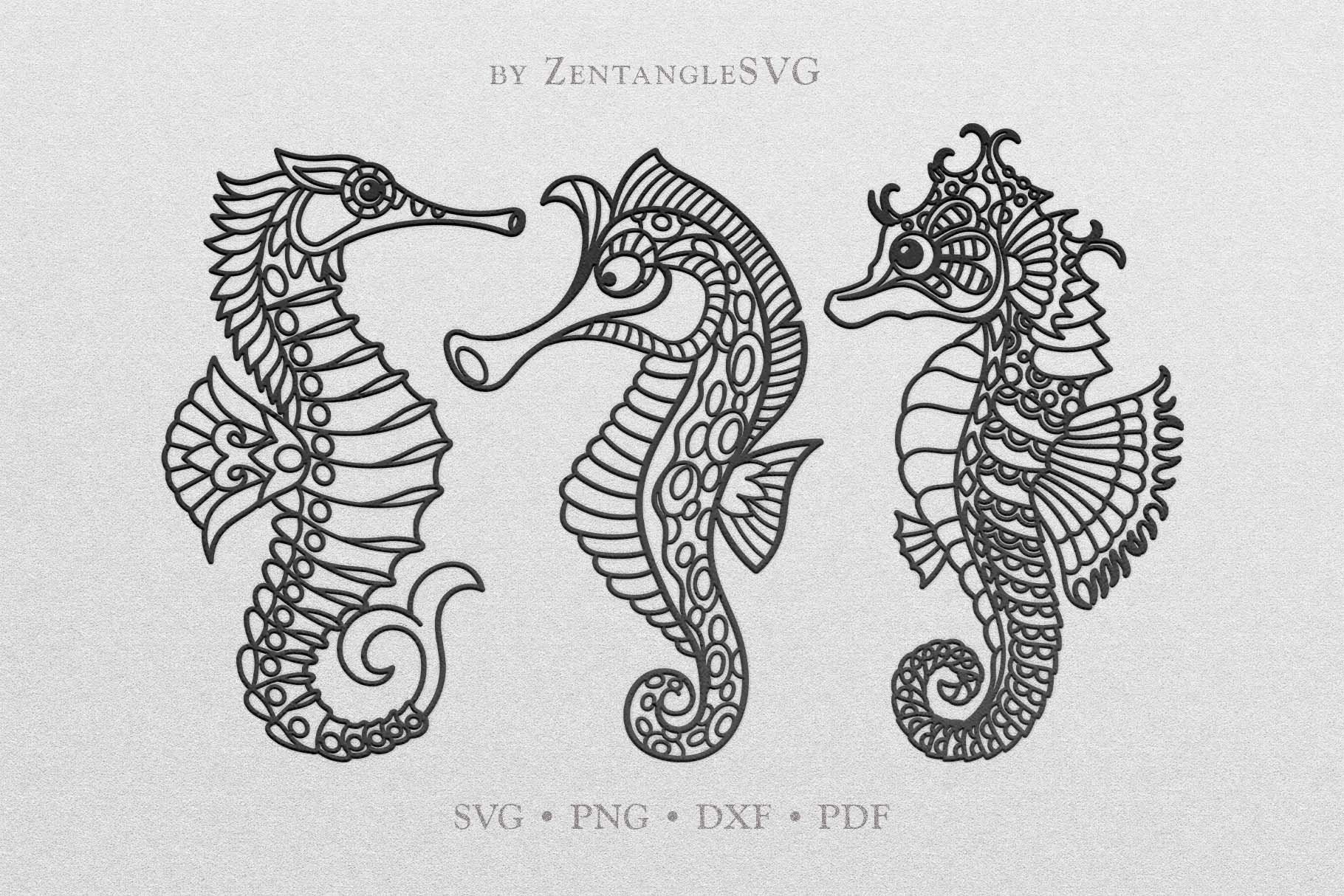 Seahorse Svg Bundle. Mandala Seahorse Svg. Cricut Silhouette - Etsy ...