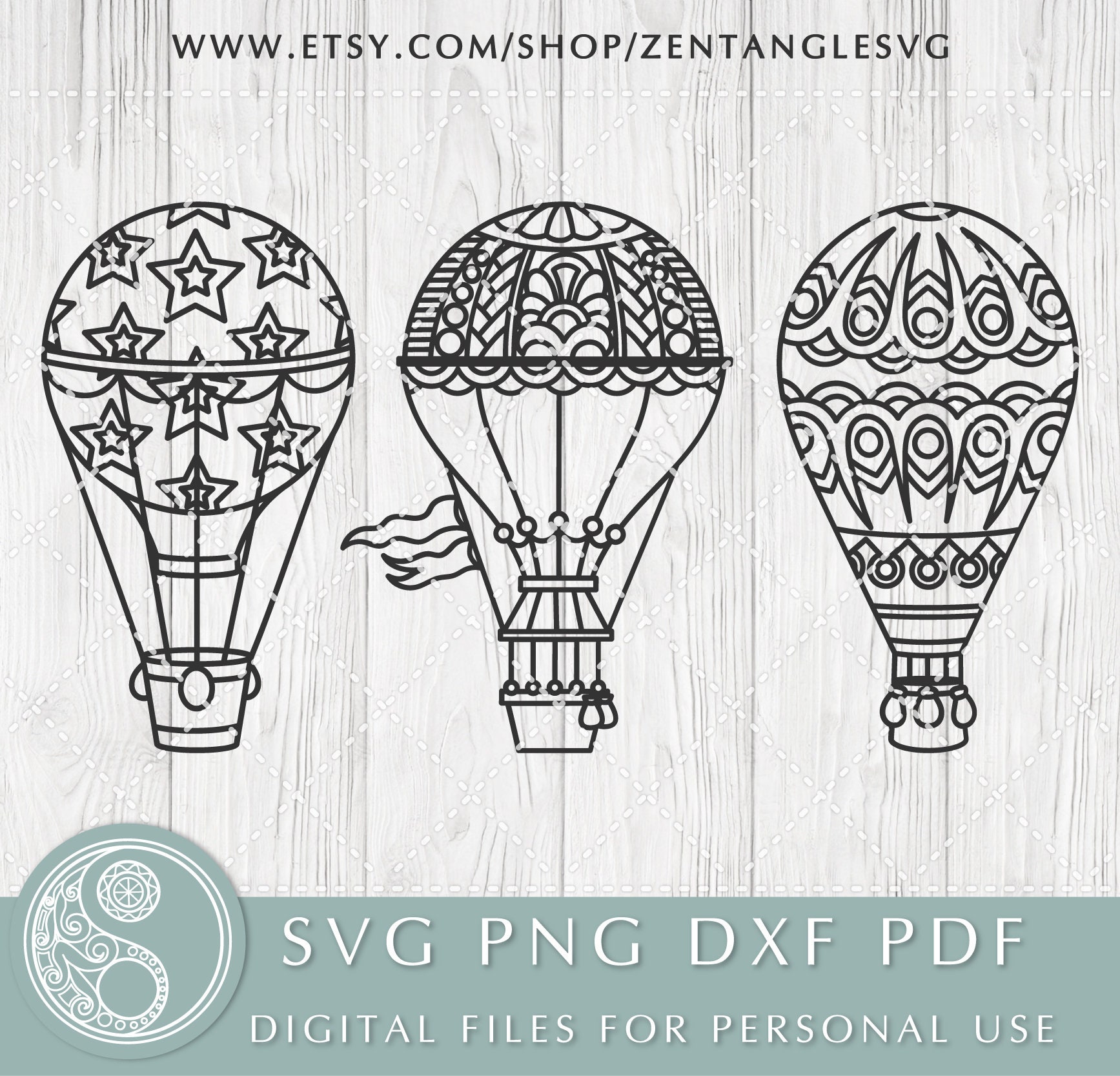 Hot air balloon Svg. Air balloon Svg. SVG bundle for Cricut | Etsy