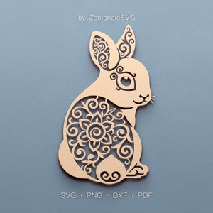 Bunny Svg. Rabbit Svg. Digital SVG PNG DXF for Laser Cut, Paper Cut ...