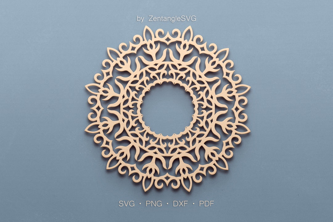 Mandala Svg. Digital SVG PNG DXF for Laser Cut, Paper Cut, Cricut ...