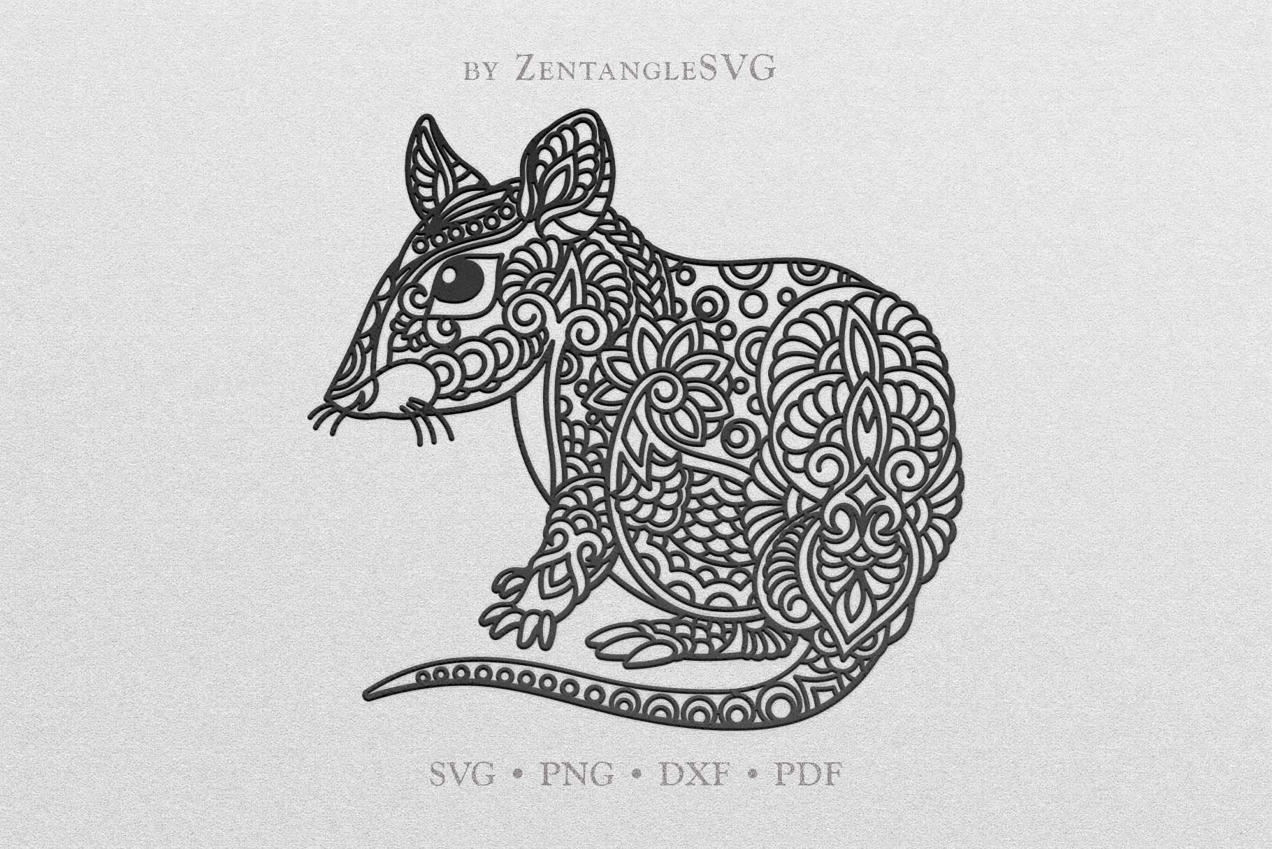 Mouse Svg. Rat Svg. Mandala Mice Rodent Svg. Cricut - Etsy