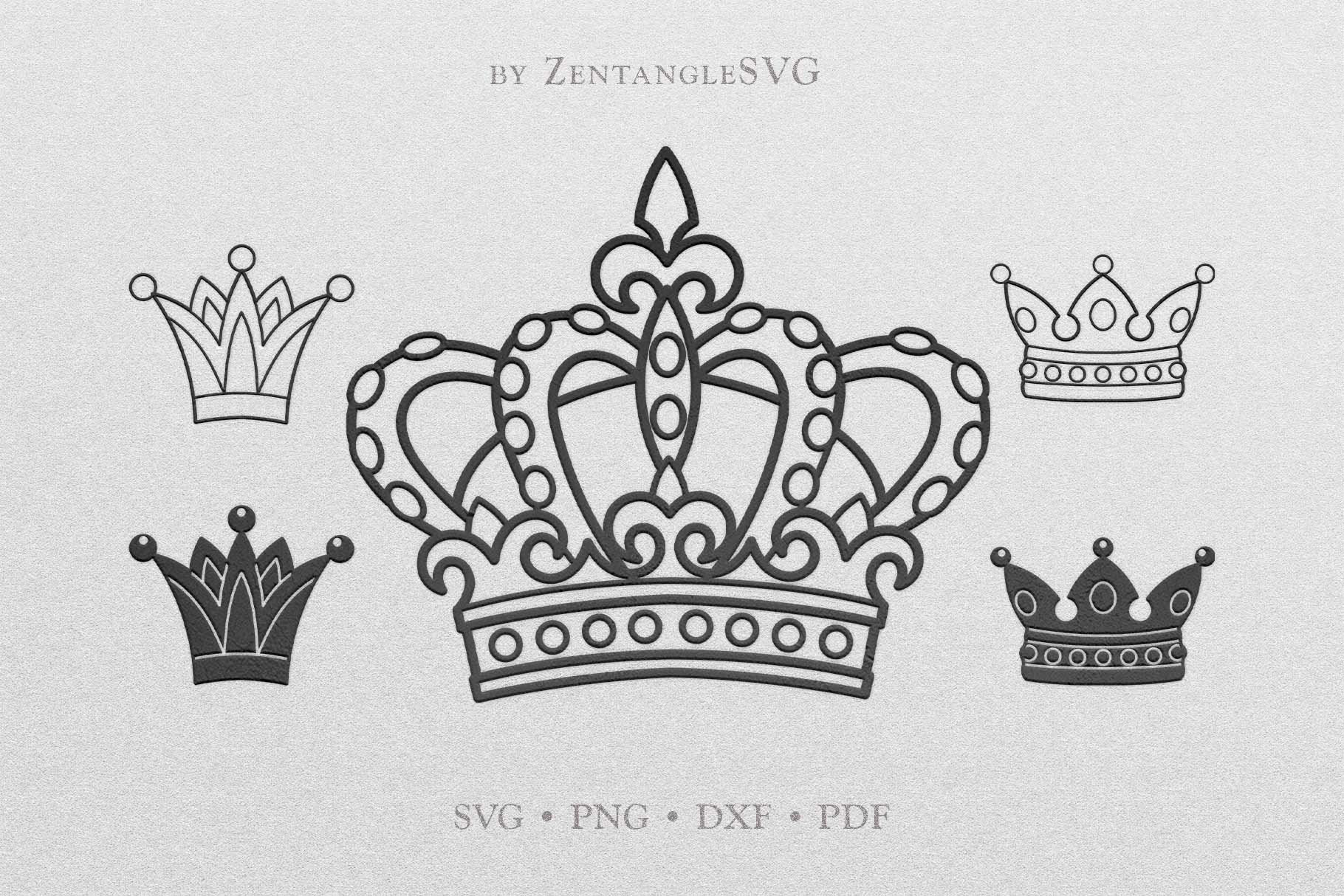 Royal King And Queen Crowns