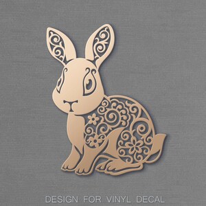 Bunny Svg. Rabbit Svg. Digital SVG PNG DXF for Laser Cut, Paper Cut ...