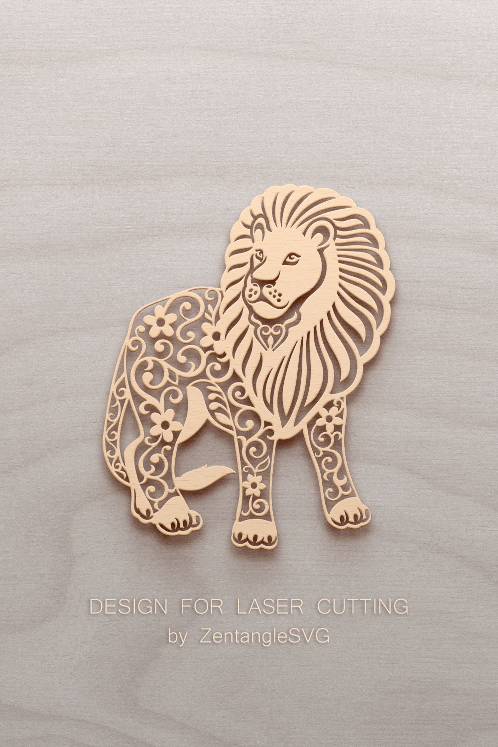 Lion Svg. Digital SVG PNG DXF for Laser Cut Paper Cut - Etsy