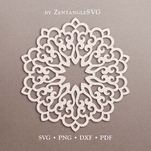 Mandala Svg. Digital SVG PNG DXF for Laser Cut, Paper Cut, Cricut ...