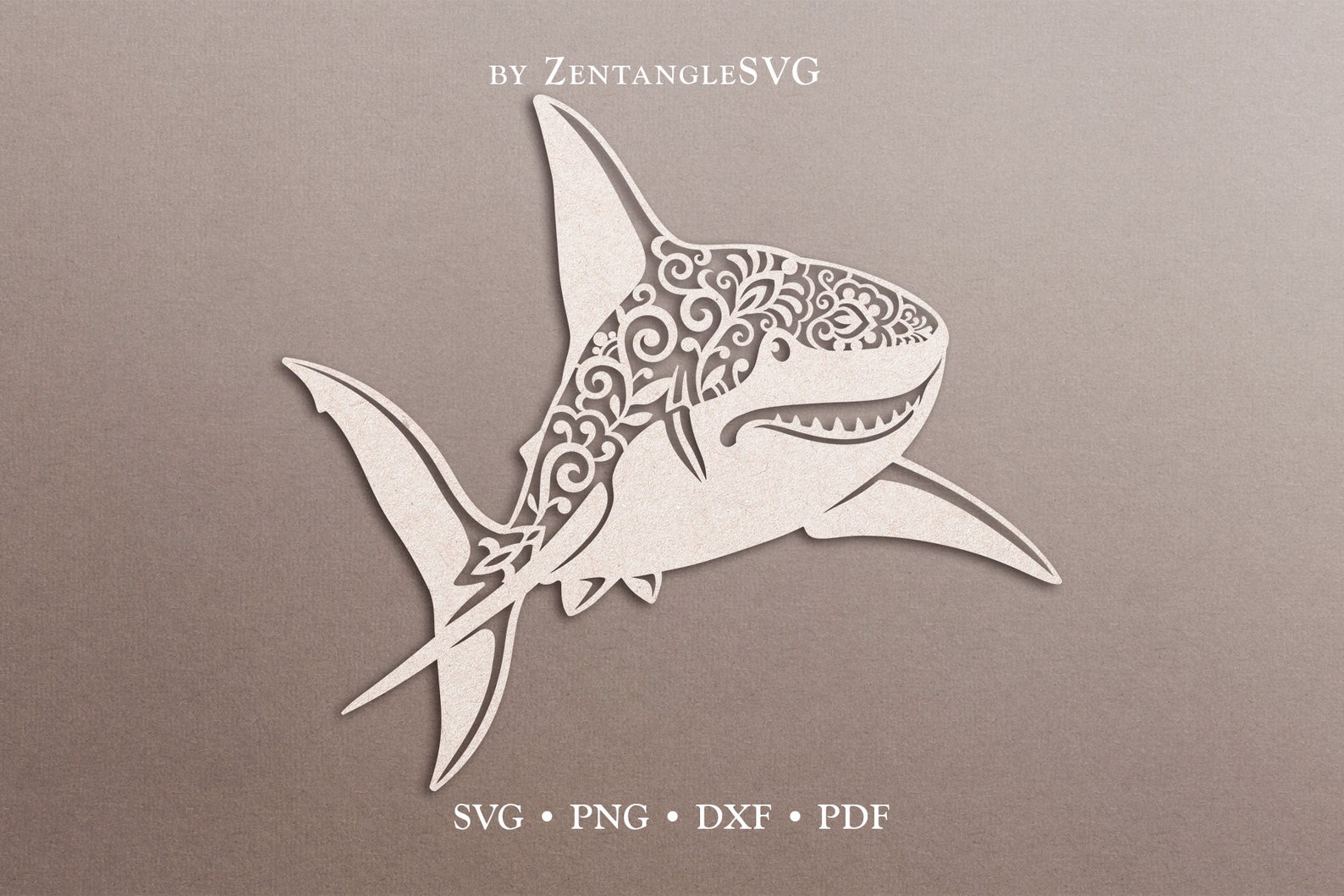 Shark Svg. Digital SVG PNG DXF for Laser Cut Paper Cut - Etsy