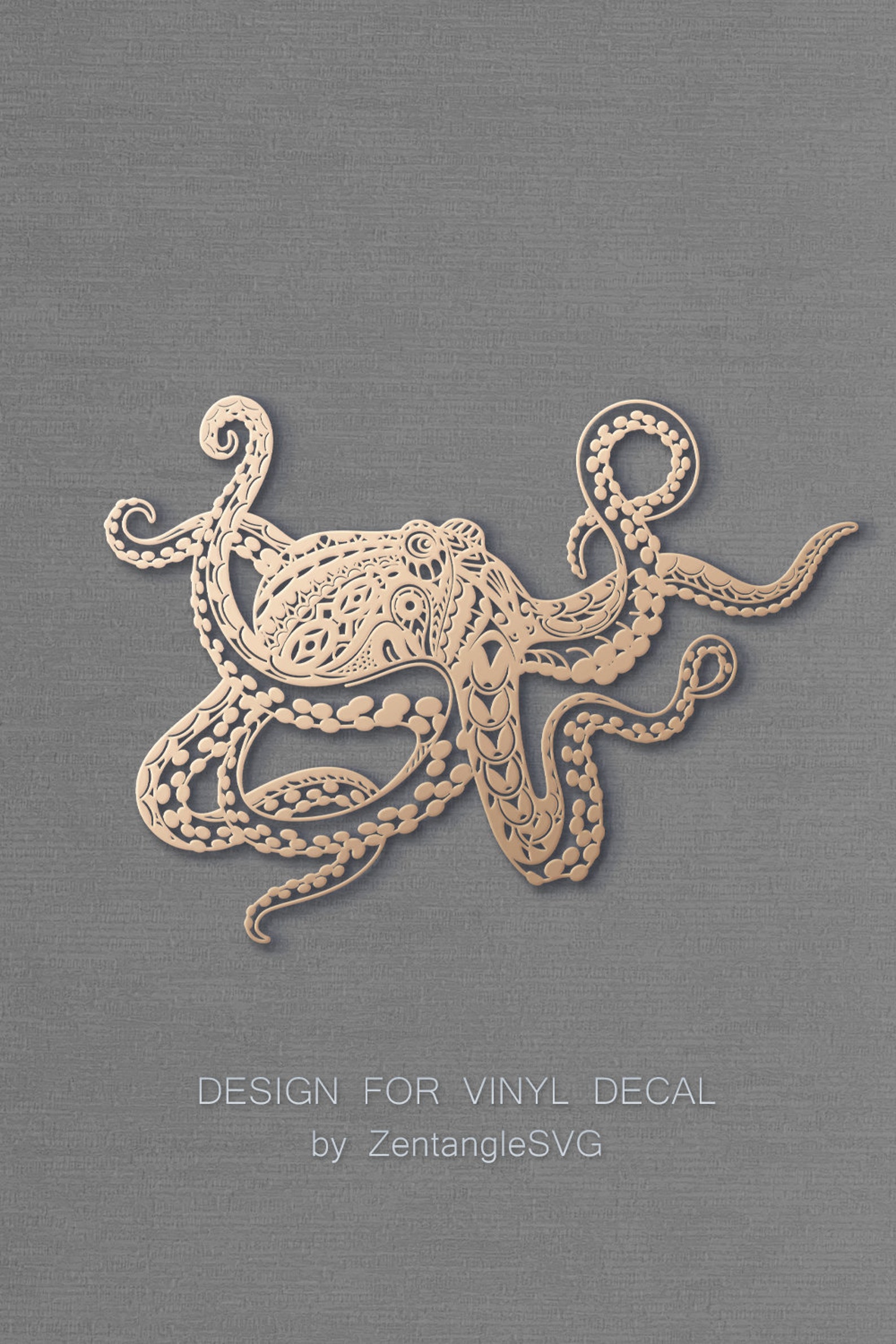 Octopus Svg. Digital SVG PNG DXF for Laser Cut, Paper Cut, Cricut ...