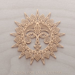 Sun Svg. Digital SVG PNG DXF for Laser Cut, Paper Cut, Cricut ...
