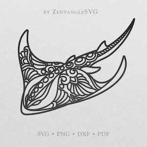 Stingray Svg. Manta Ray Svg. Sting Ray Svg. Cricut, Silhouette Cut File ...