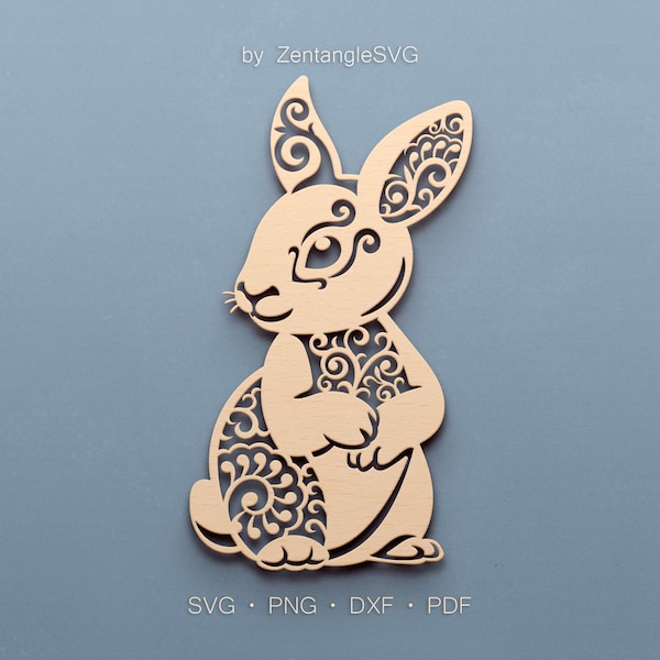 Laser Cut Rabbit - Etsy