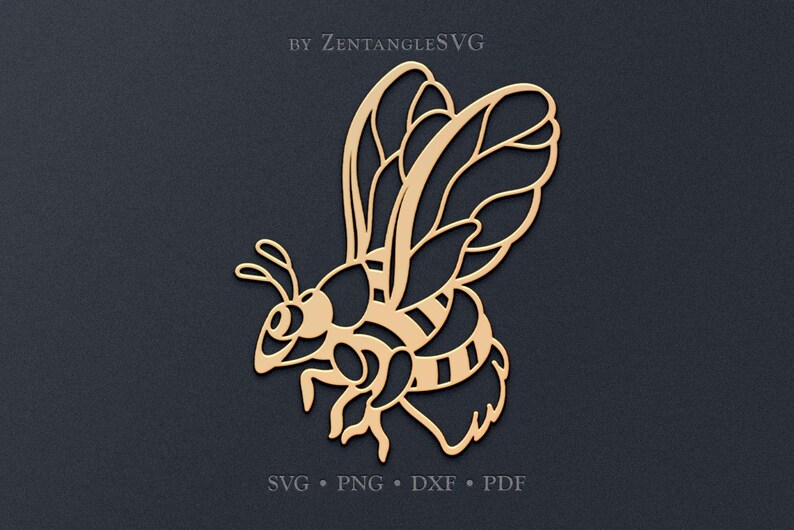 Bumble Bee Svg. Digital SVG PNG DXF for Laser Cut Paper Cut - Etsy