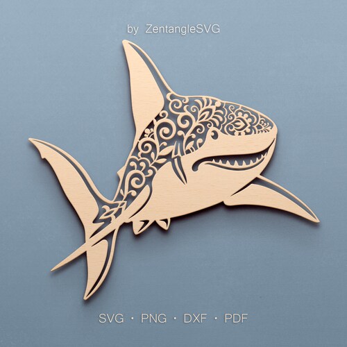 Shark Svg. Digital SVG PNG DXF for Laser Cut Paper Cut - Etsy