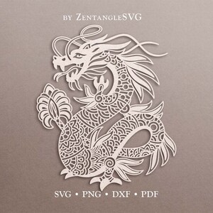 Dragon Svg. Digital SVG PNG DXF for Laser Cut, Paper Cut, Cricut ...