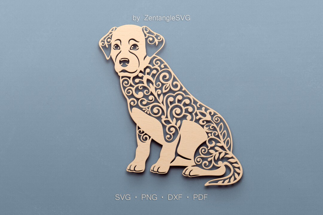 Labrador Dog Svg. Digital SVG PNG DXF for Laser Cut, Paper Cut, Cricut ...