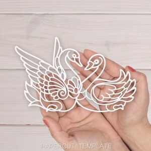 Swan Svg. Digital SVG PNG DXF for Laser Cut, Paper Cut, Cricut ...