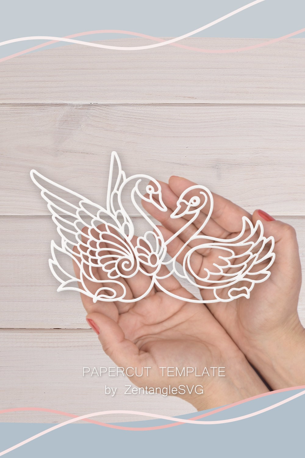 Swan Svg. Digital SVG PNG DXF for Laser Cut, Paper Cut, Cricut ...