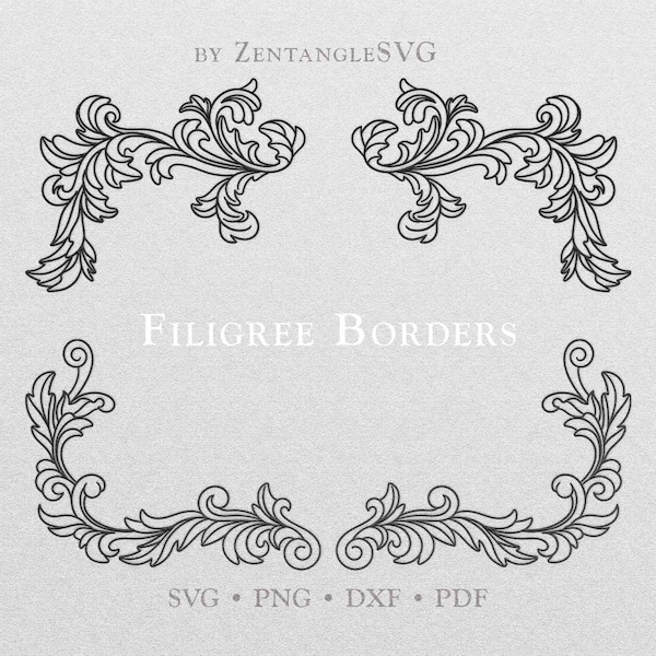 Border Svg - Etsy